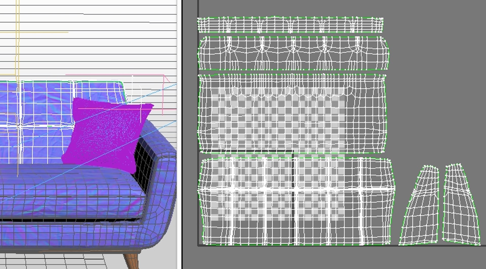 3d Modular Ottoman
