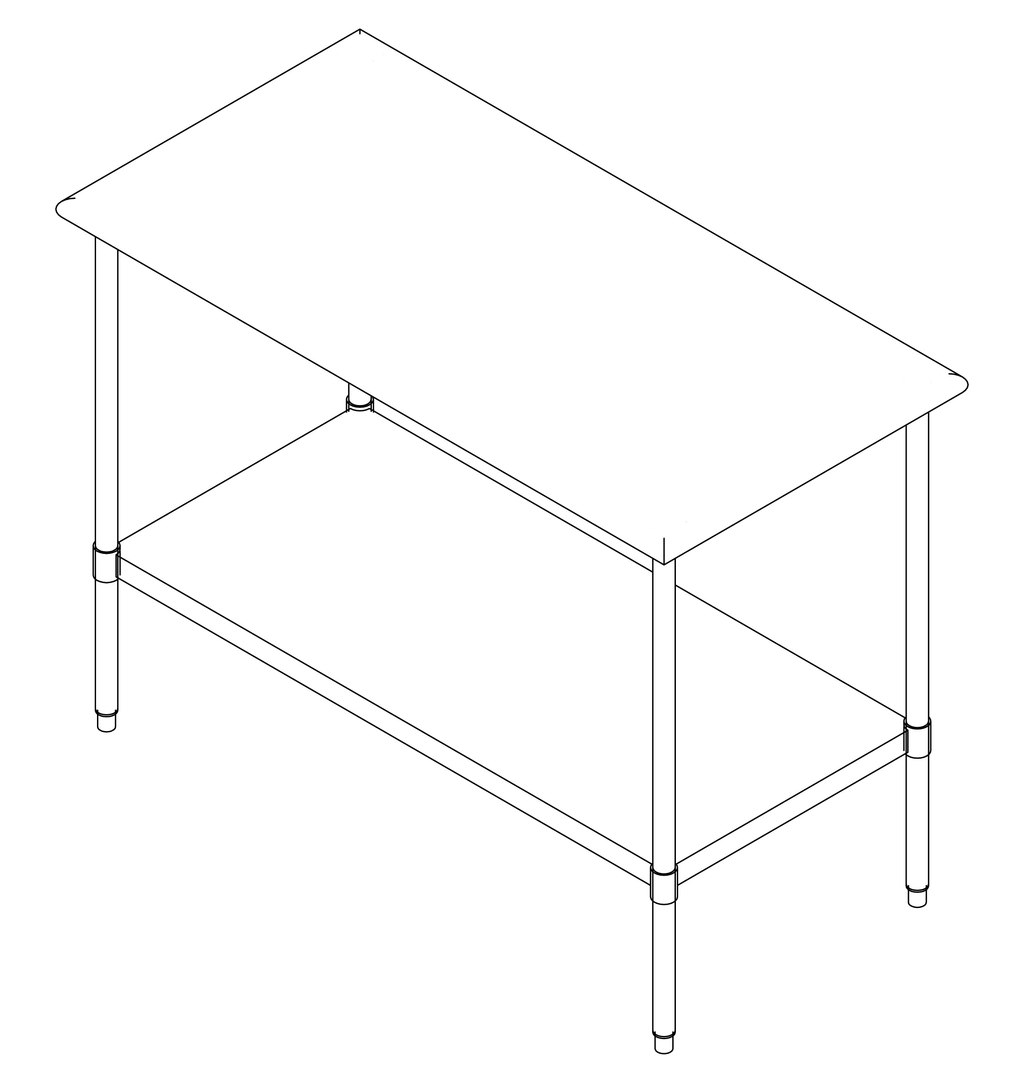 Stainless Steel Table 3d Max