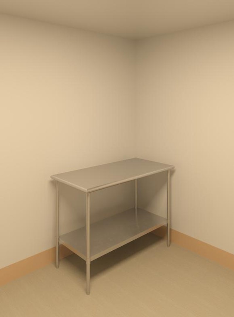 Stainless Steel Table 3d Max