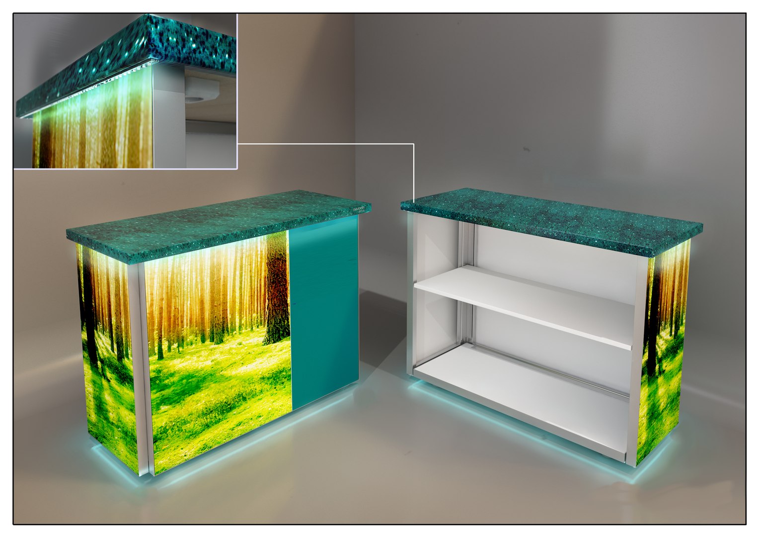 Collapsible Table 3d C4d