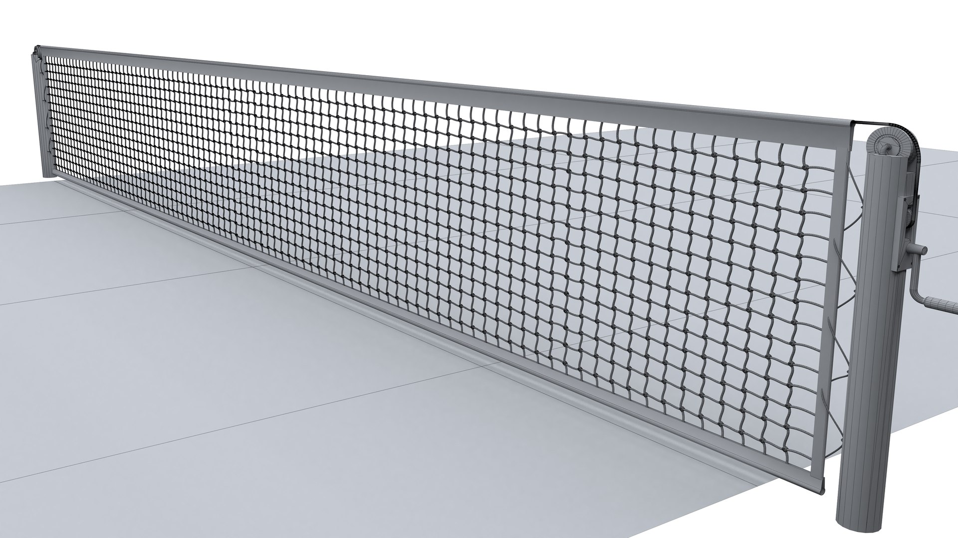 Pickleball Court 3D Model - TurboSquid 2365450
