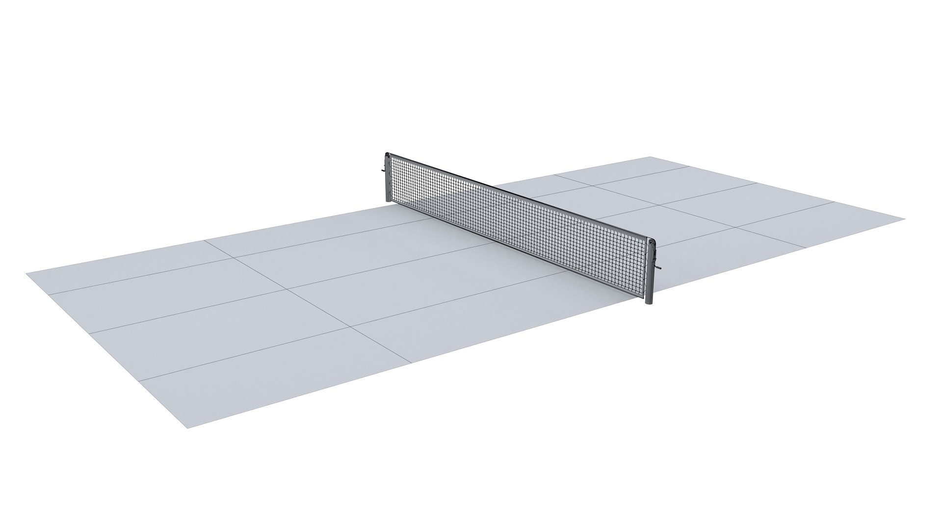 Pickleball Court 3D Model - TurboSquid 2365450