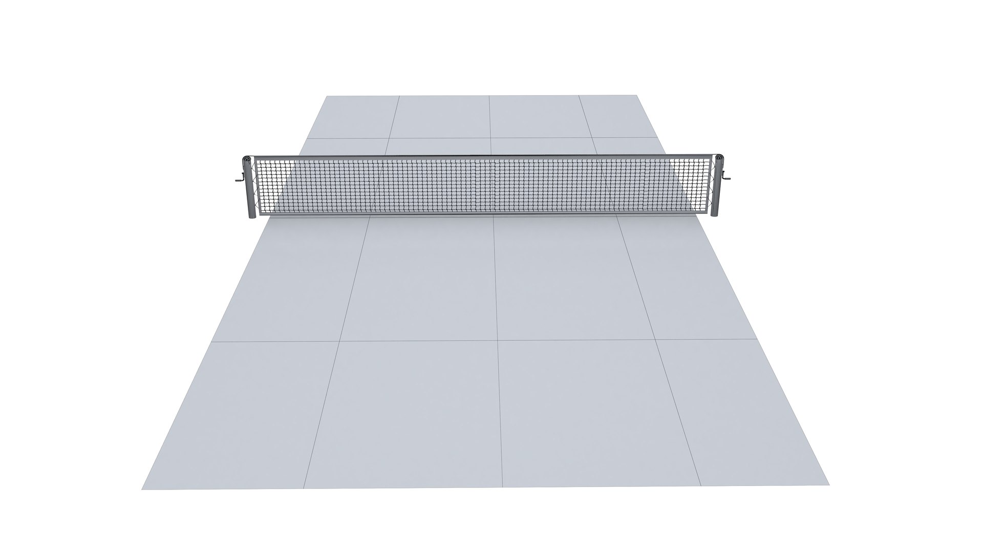 Pickleball Court 3D Model - TurboSquid 2365450