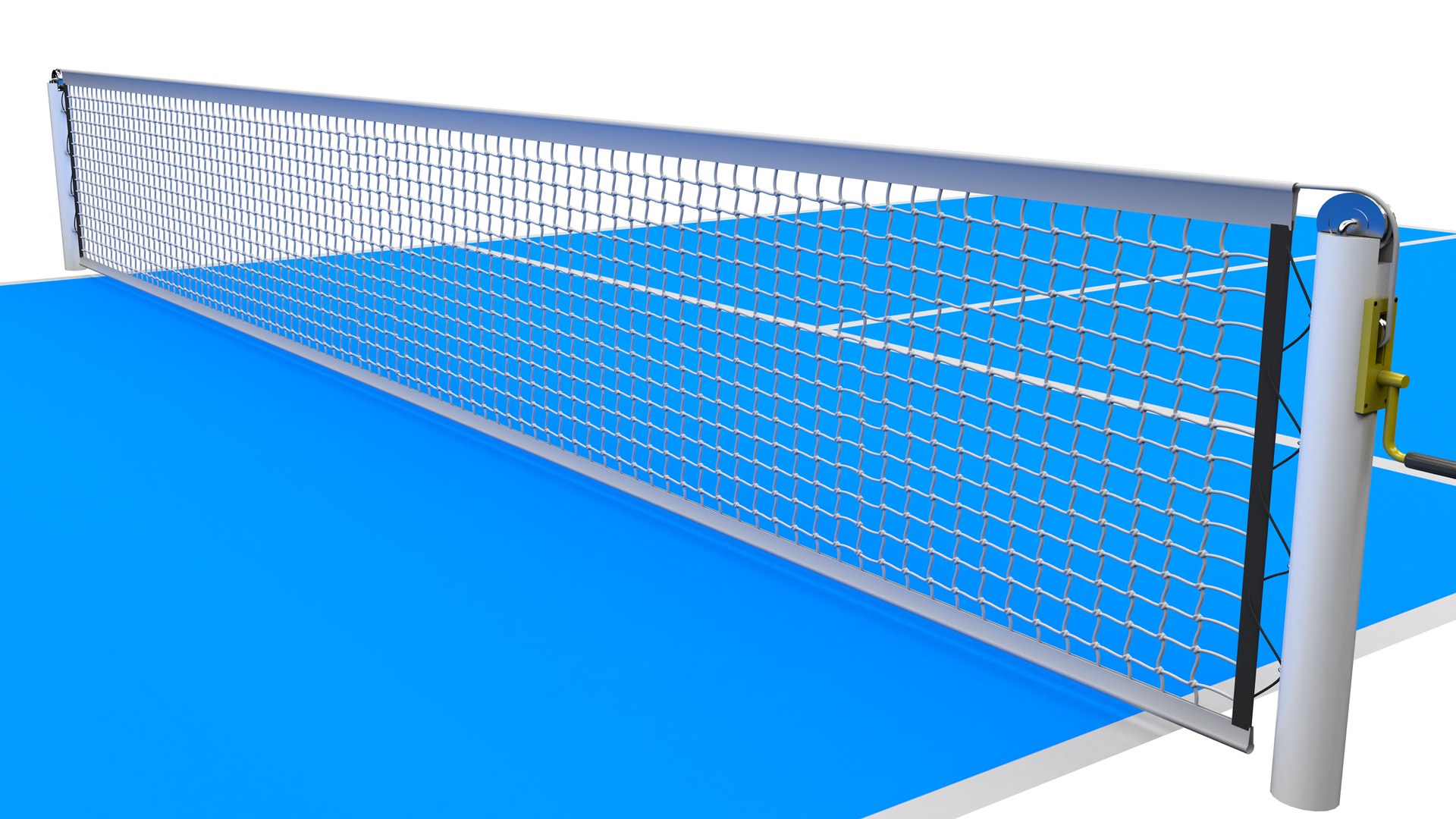 Pickleball Court 3D Model - TurboSquid 2365450