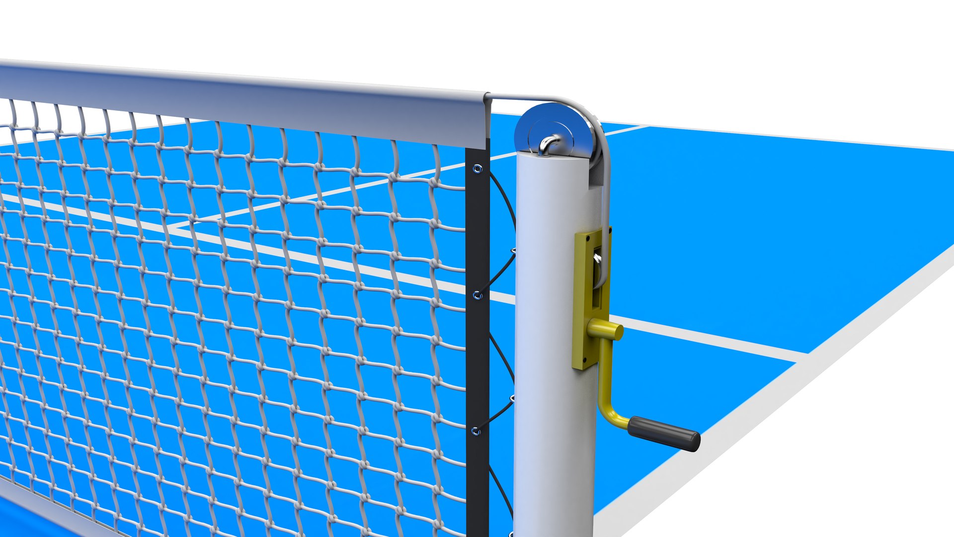 Pickleball Court 3D Model - TurboSquid 2365450
