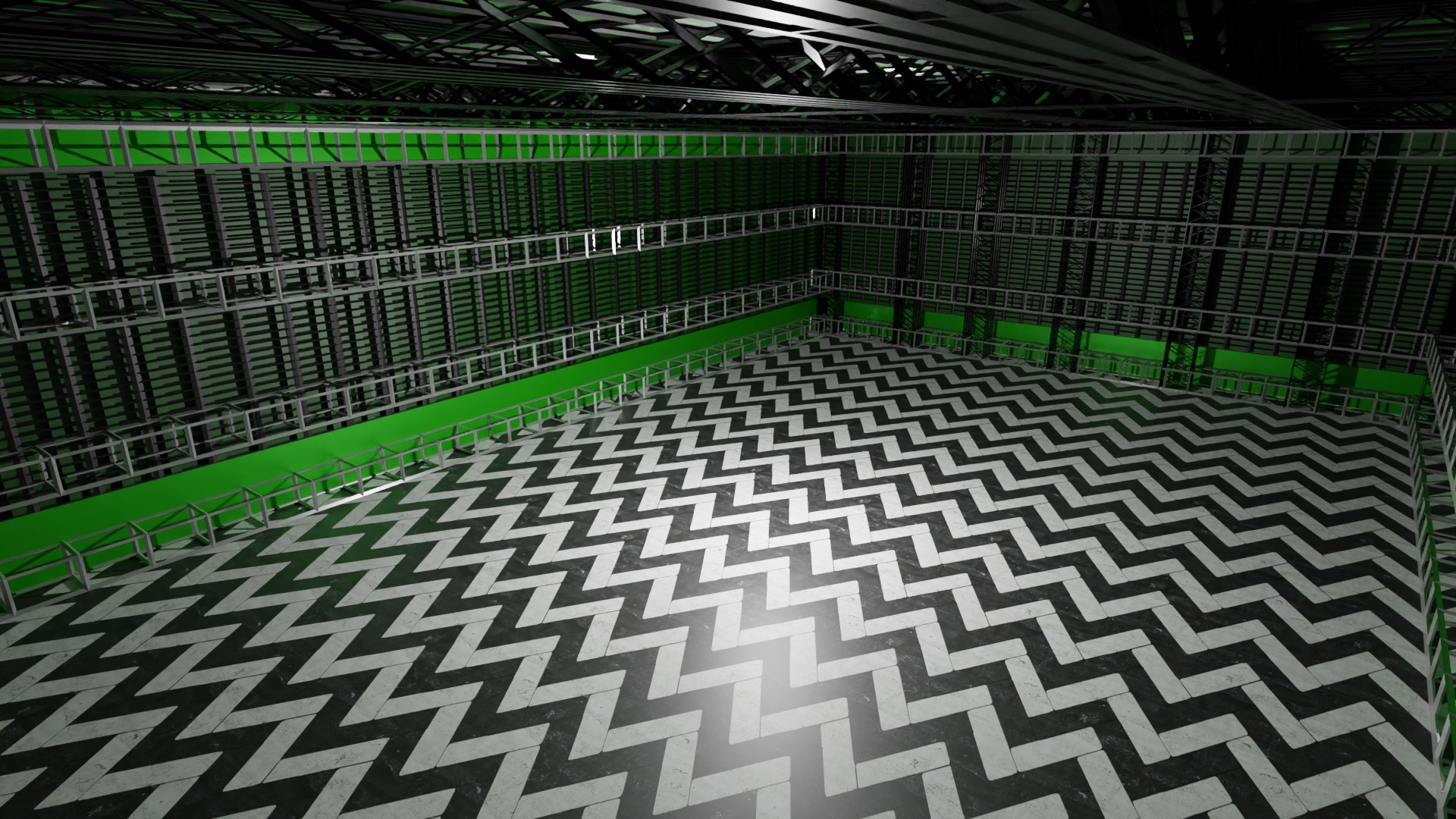 3D Hangar Interior model - TurboSquid 2160975