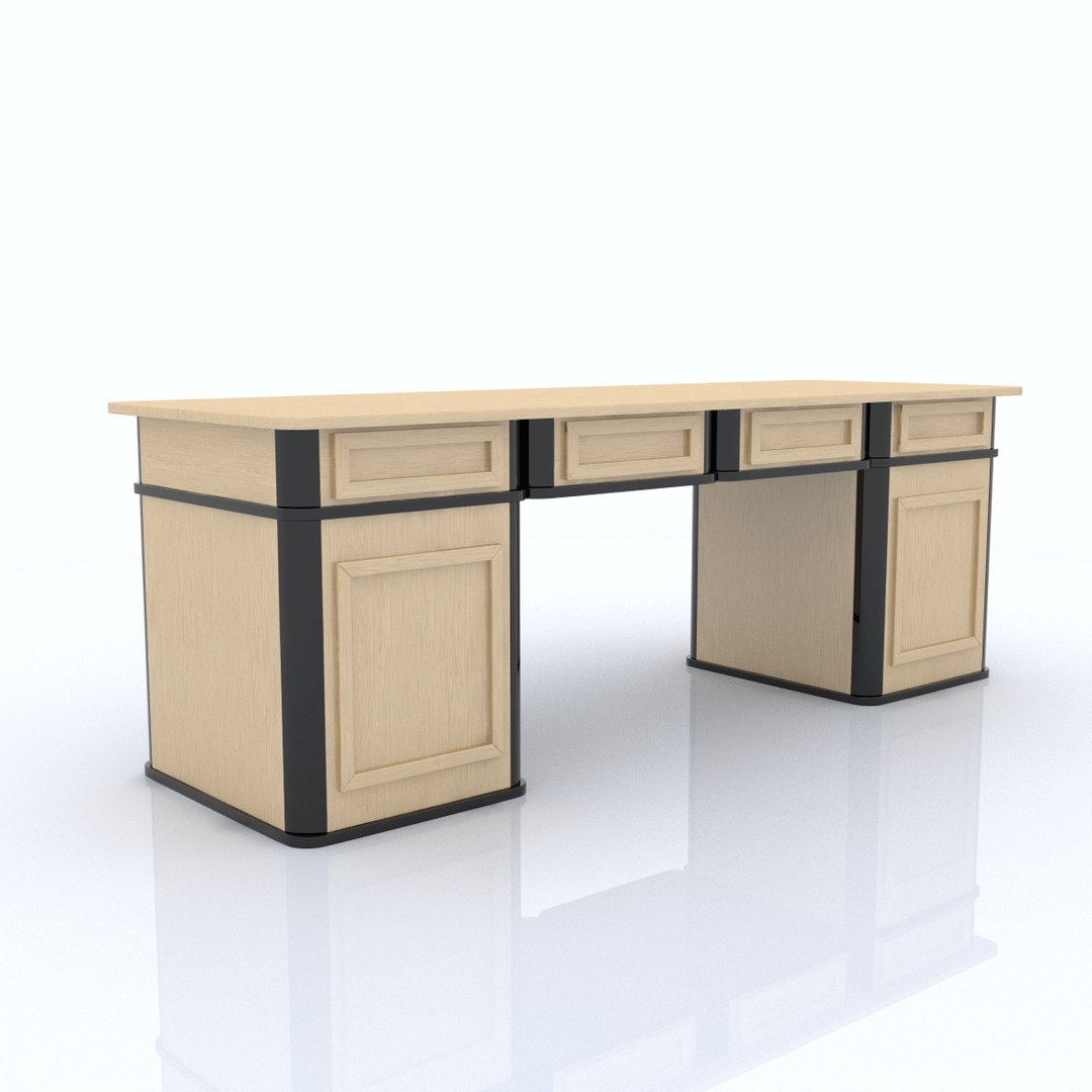 3d model office table