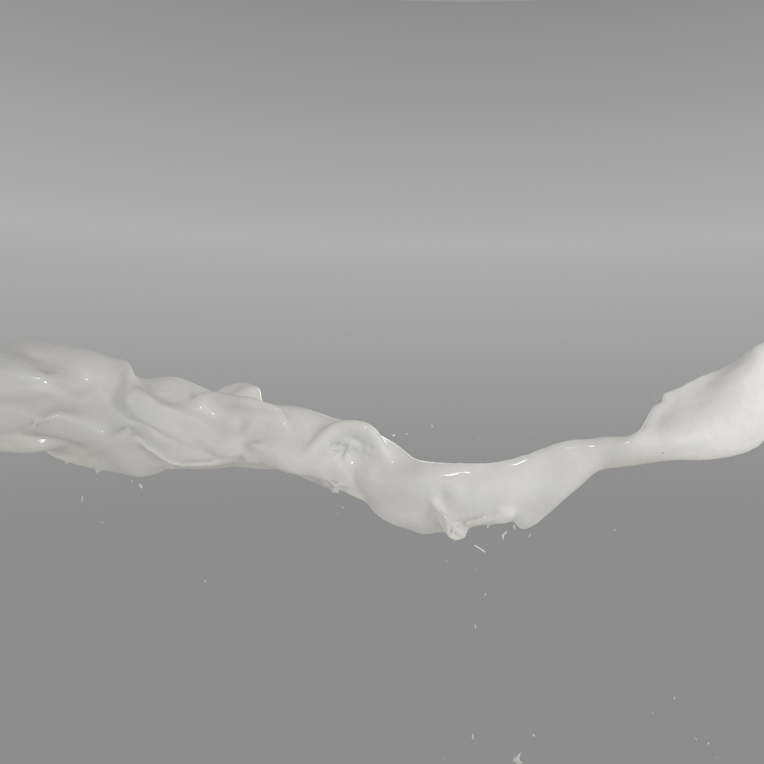 3d model flow shaders milk