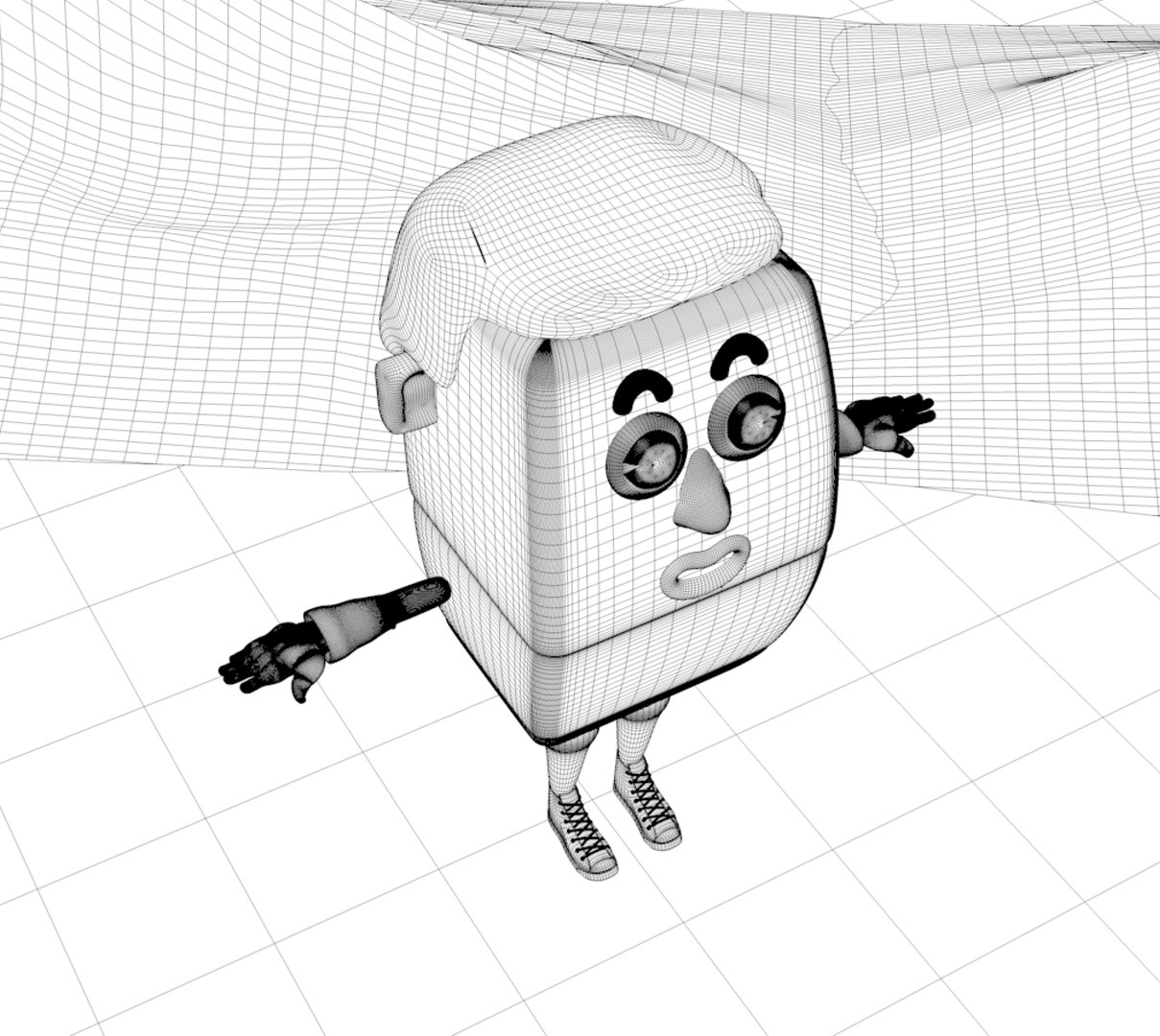 Cartoon Man Male Animation Character 3D Model - TurboSquid 1443294