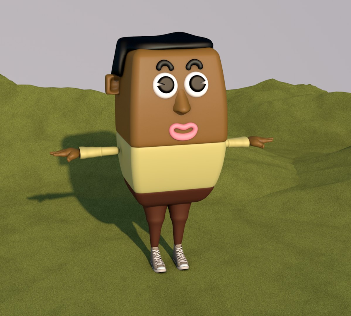 Cartoon Man Male Animation Character 3D Model - TurboSquid 1443294
