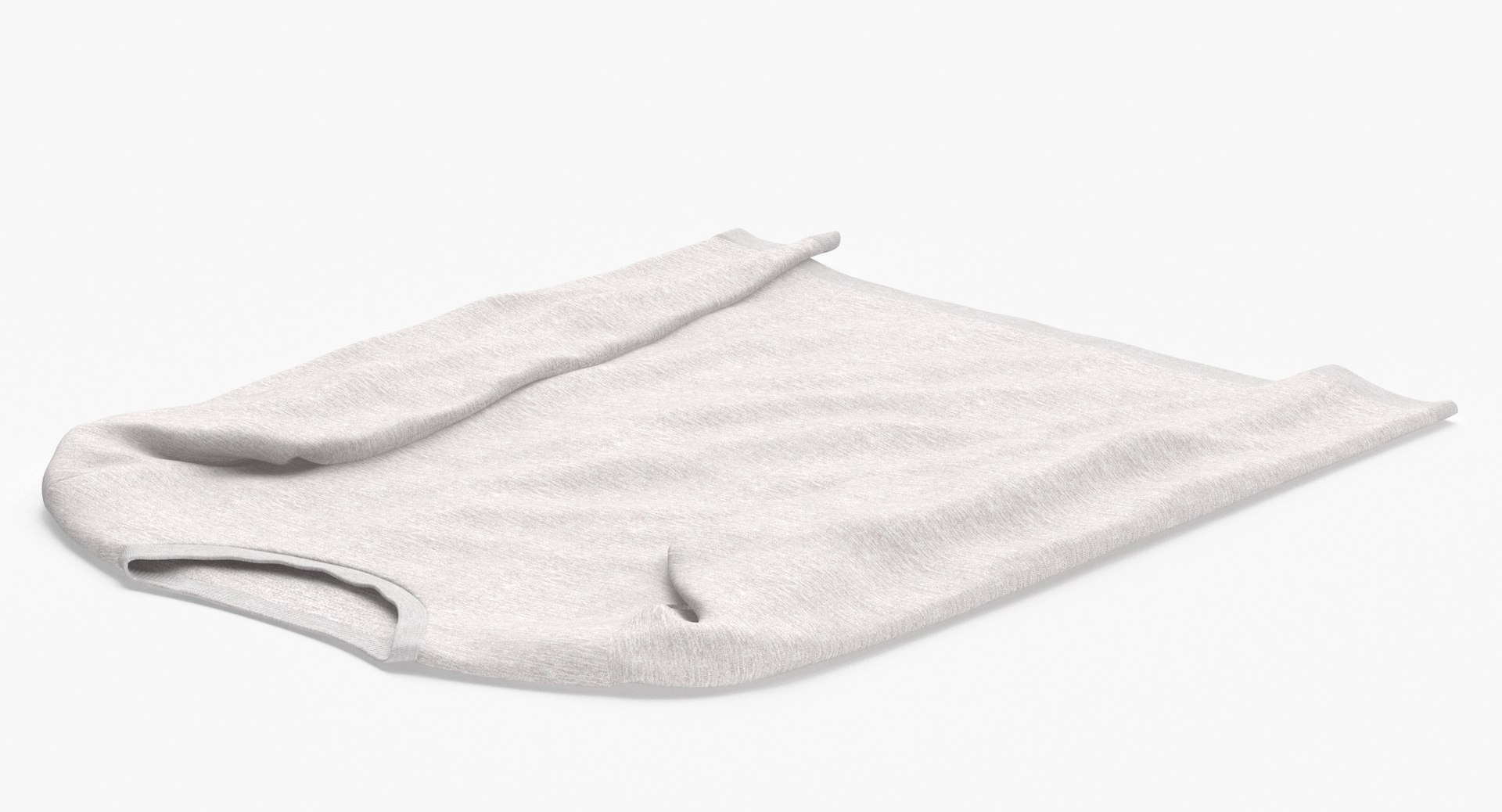 3D Long Sleeve Flat Male Crew Neck Pose 02 White Blank And Branded ...