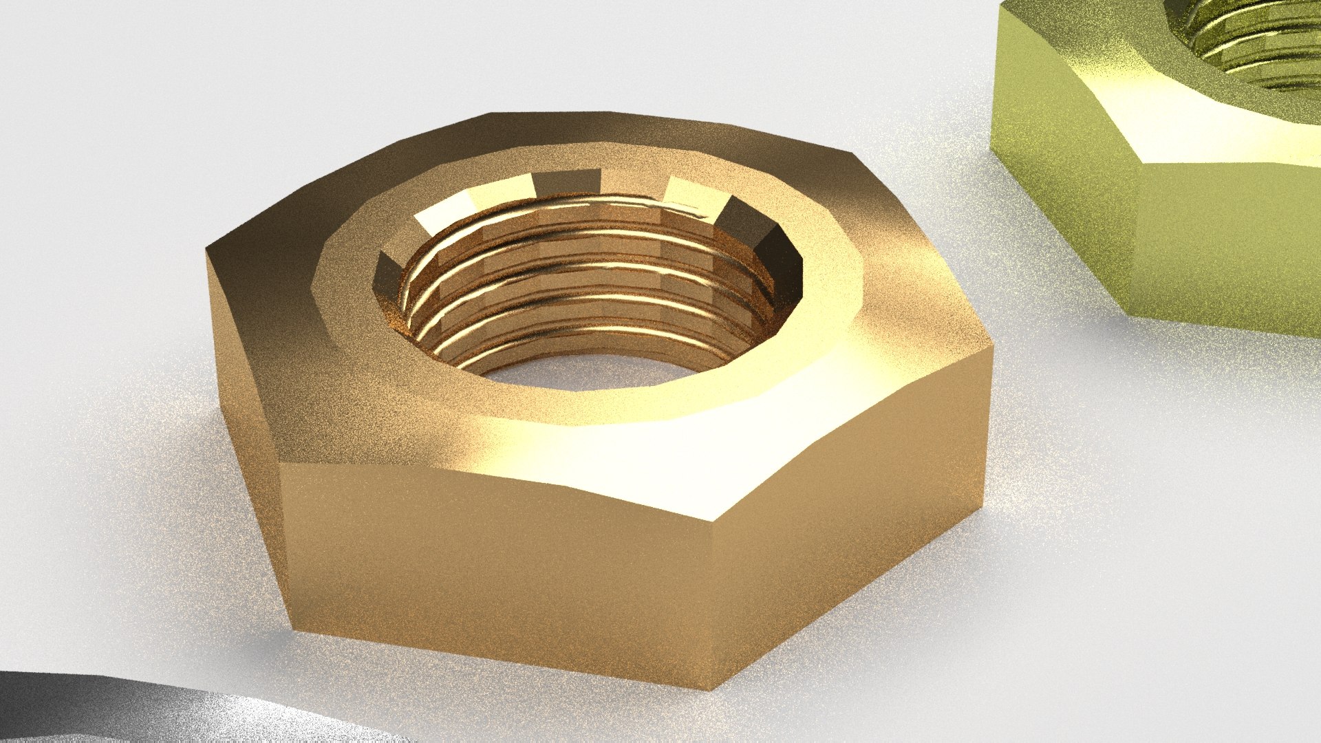 3D Hex Nuts - TurboSquid 1715621
