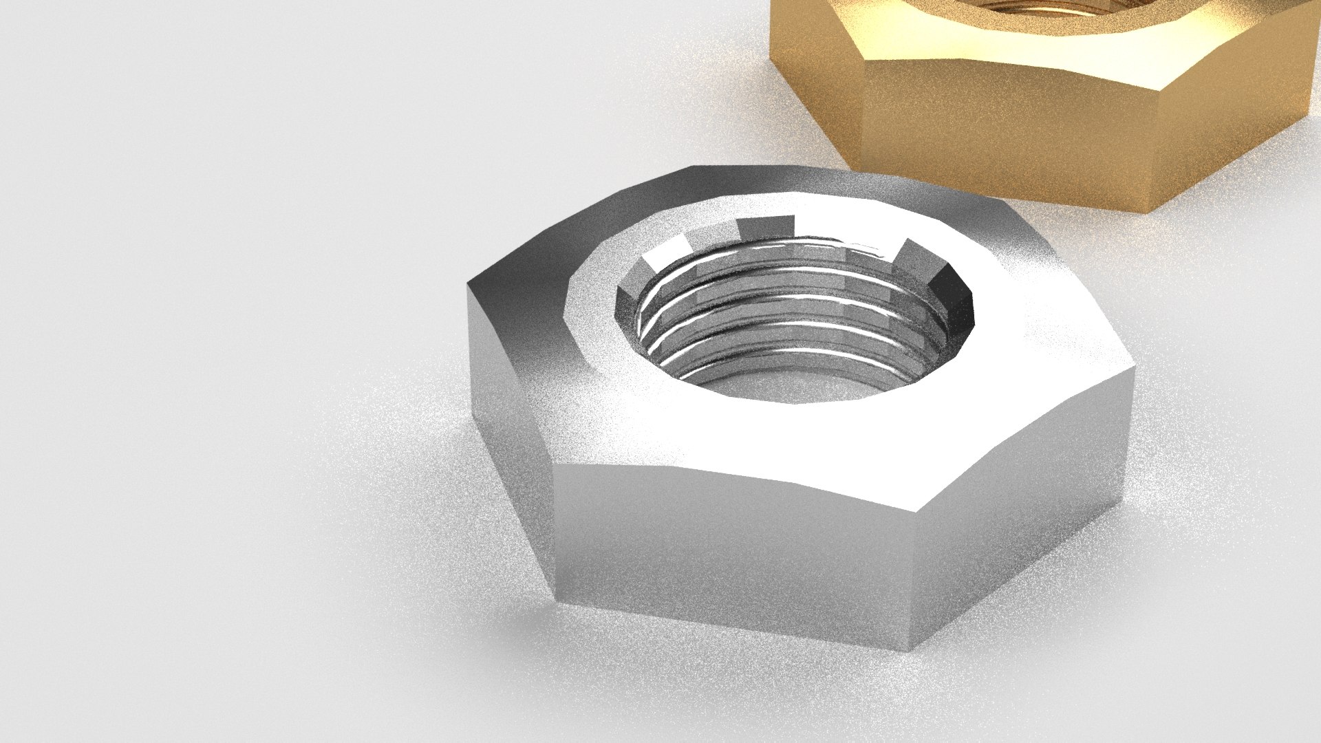 3D Hex Nuts - TurboSquid 1715621