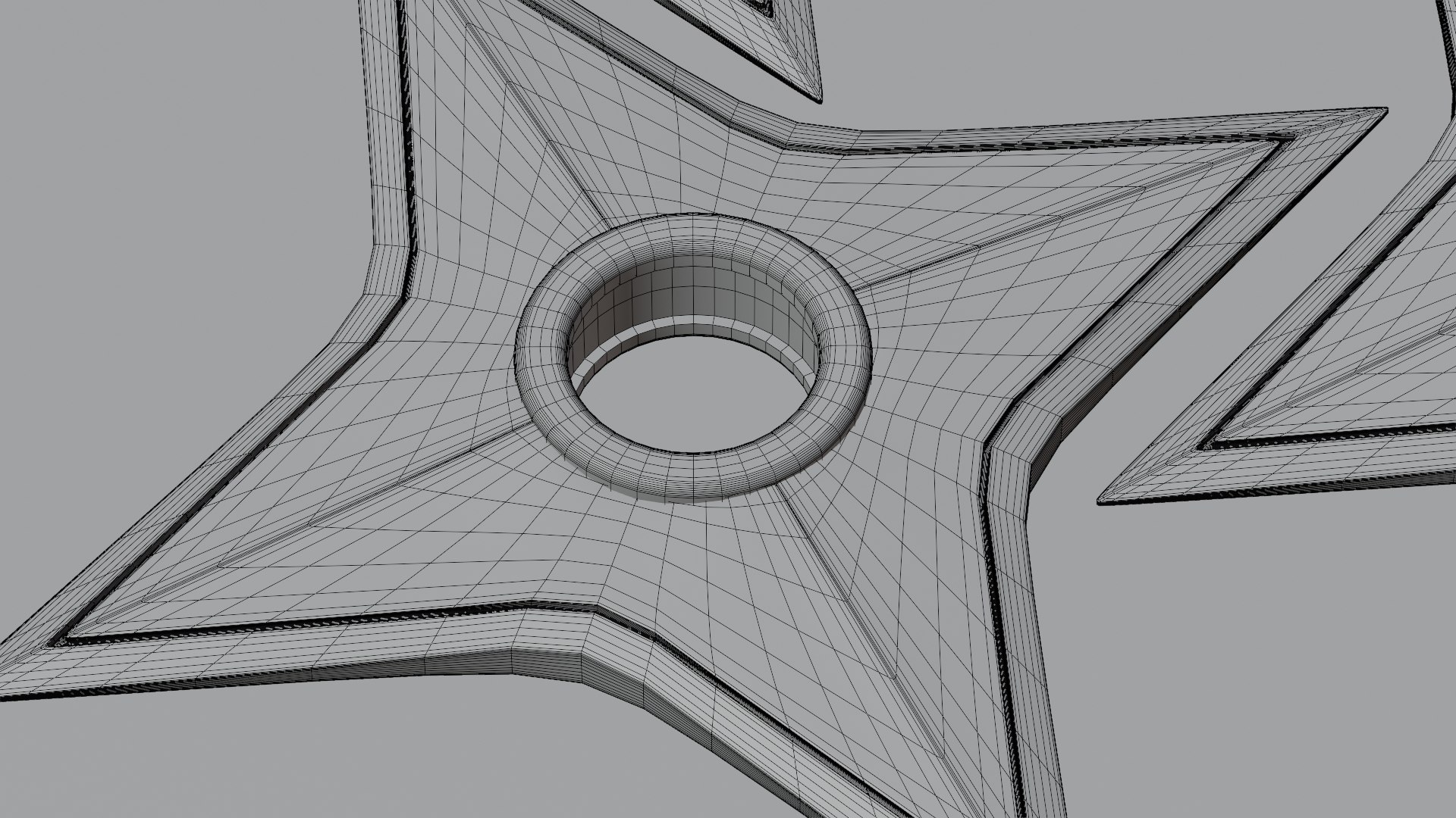 Shuriken Ninja Star Low-poly 3D Model 3D - TurboSquid 1900727
