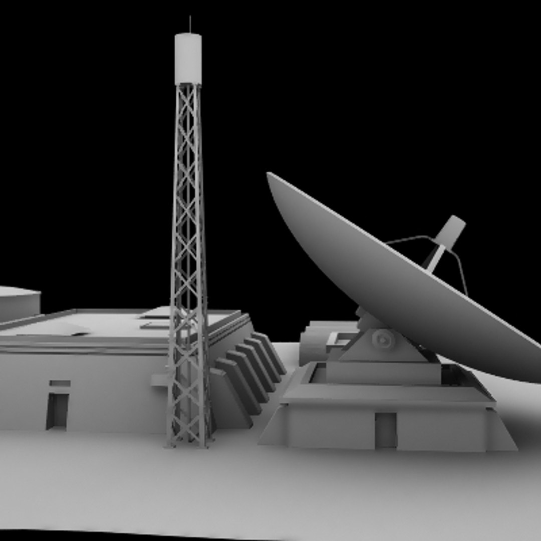 Military Tracking Station 3d 3ds