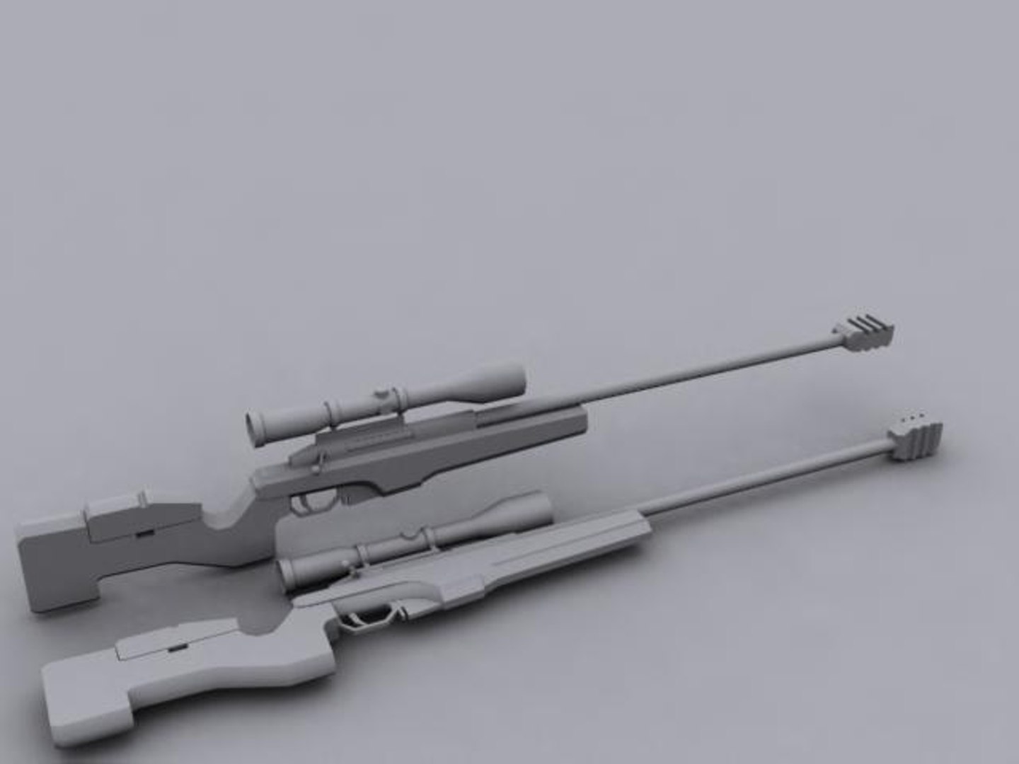 3d Model Sako Sniper Rifle