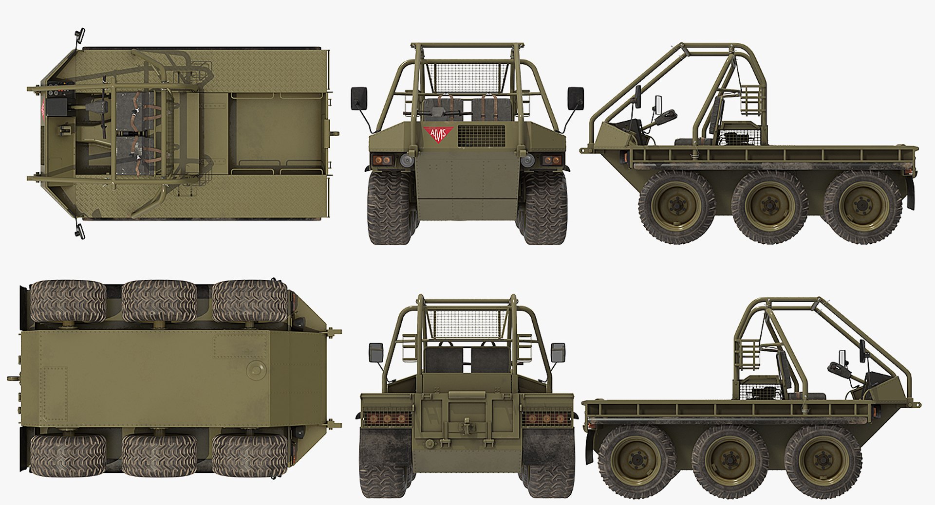 Military mobility vehicle atmp 3D model - TurboSquid 1296461