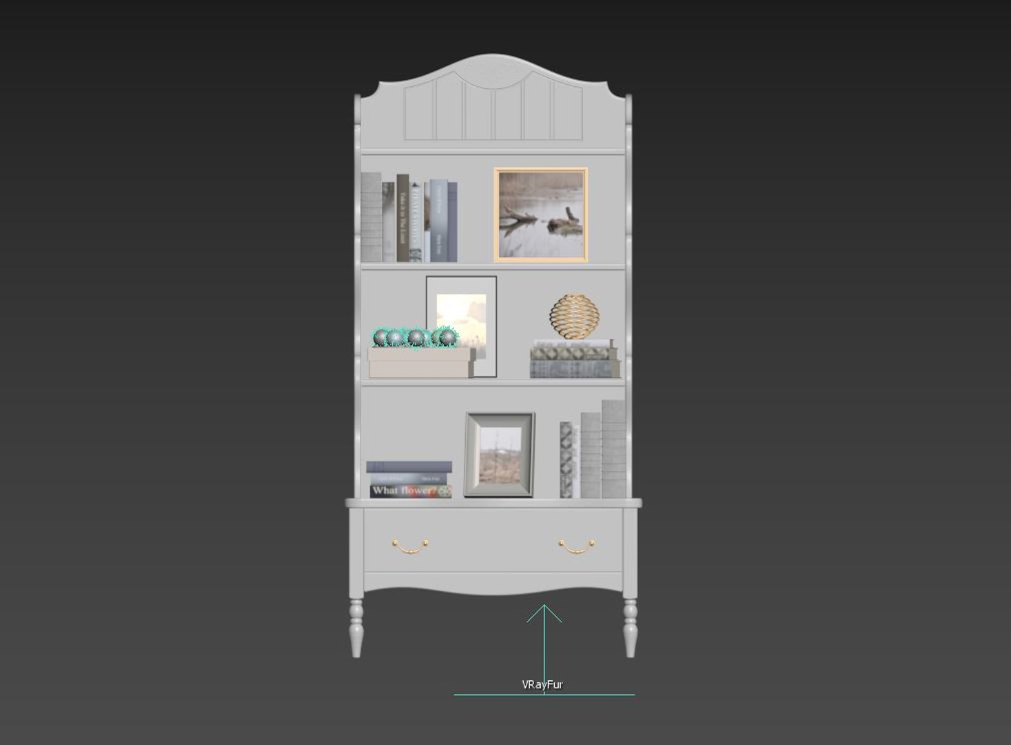Bookcase 3D Model - TurboSquid 2040621