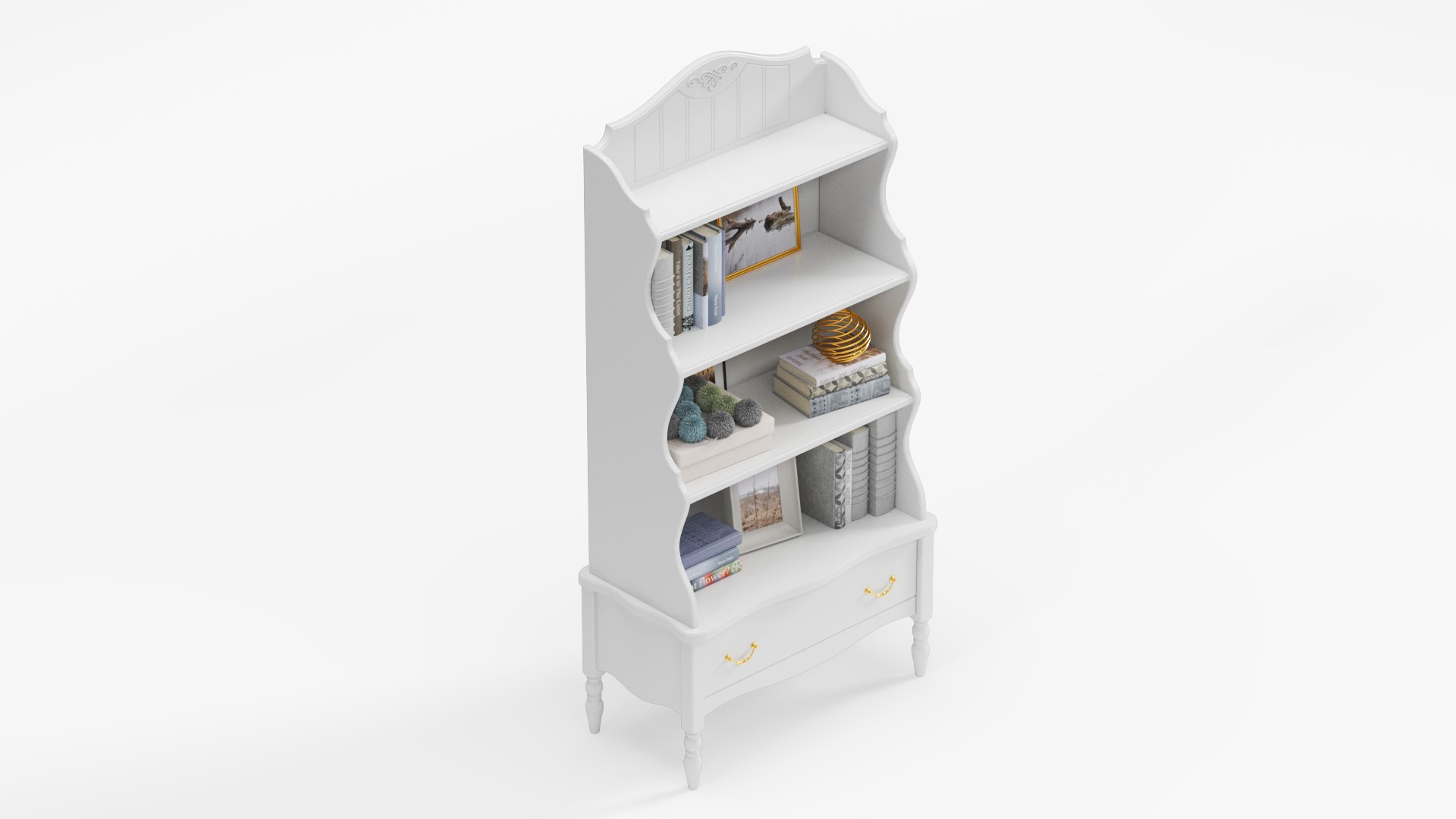 Bookcase 3D Model - TurboSquid 2040621