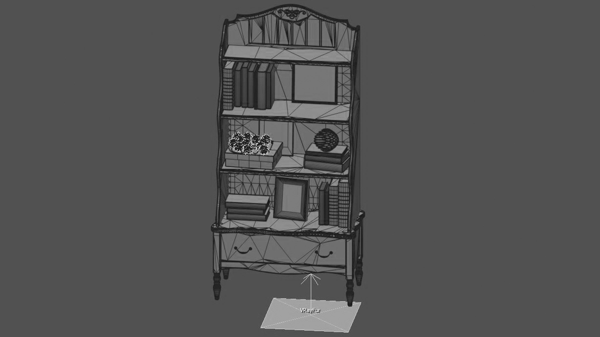 Bookcase 3D Model - TurboSquid 2040621