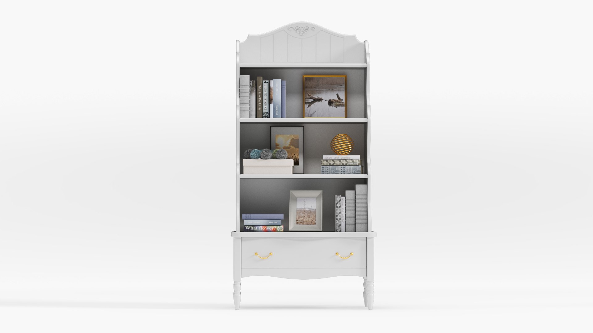 Bookcase 3D Model - TurboSquid 2040621