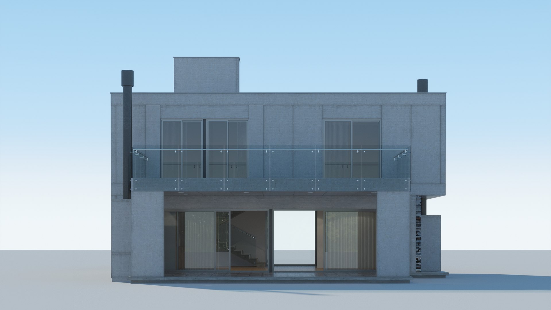 Modern House A1 3D - TurboSquid 2241104