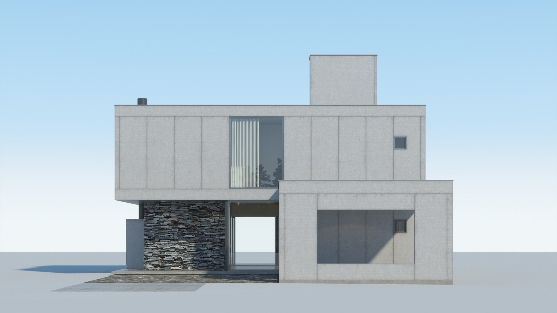 Modern House A1 3D - TurboSquid 2241104