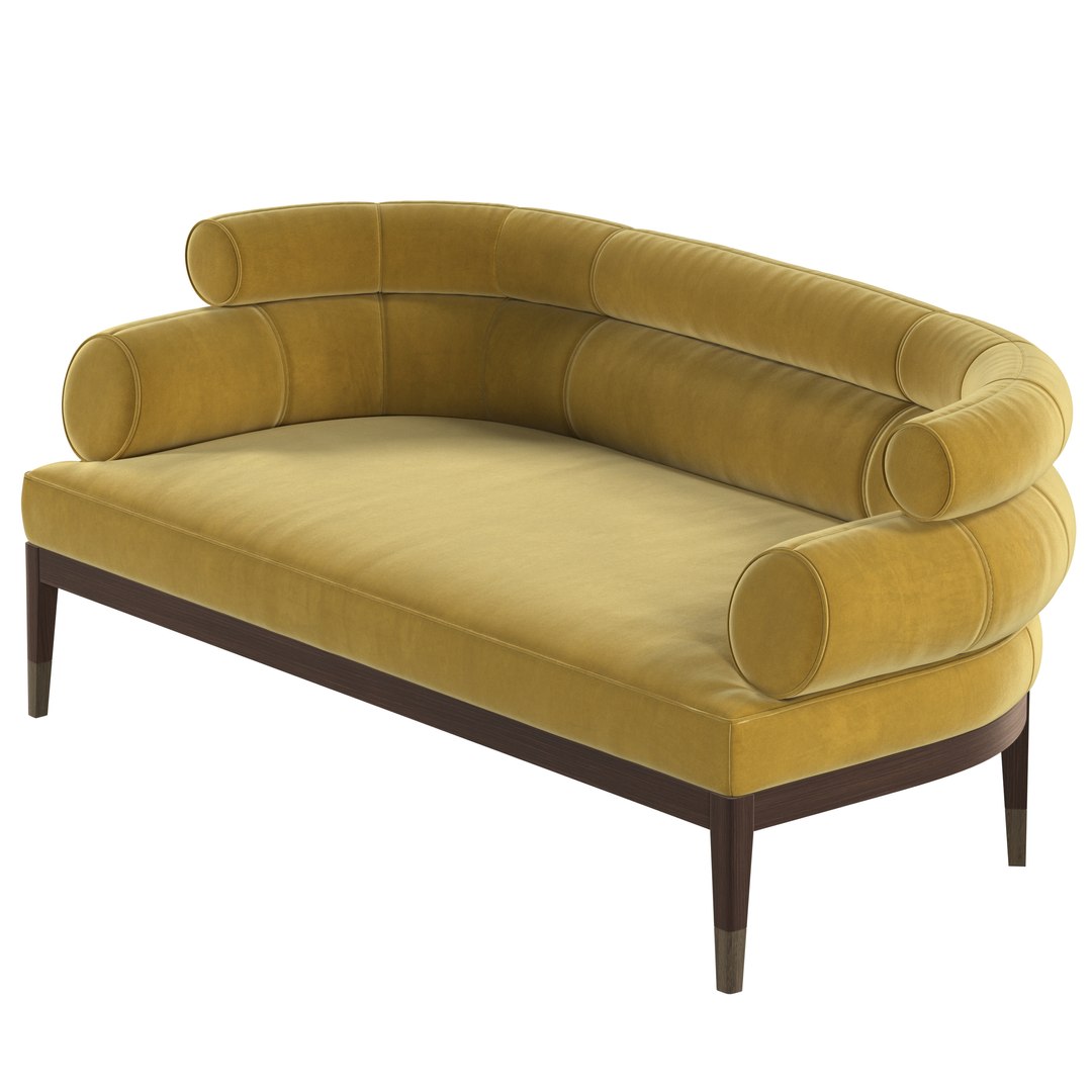 Bella Vista Payper 2 Seat Sofa 3D Model - TurboSquid 1945949
