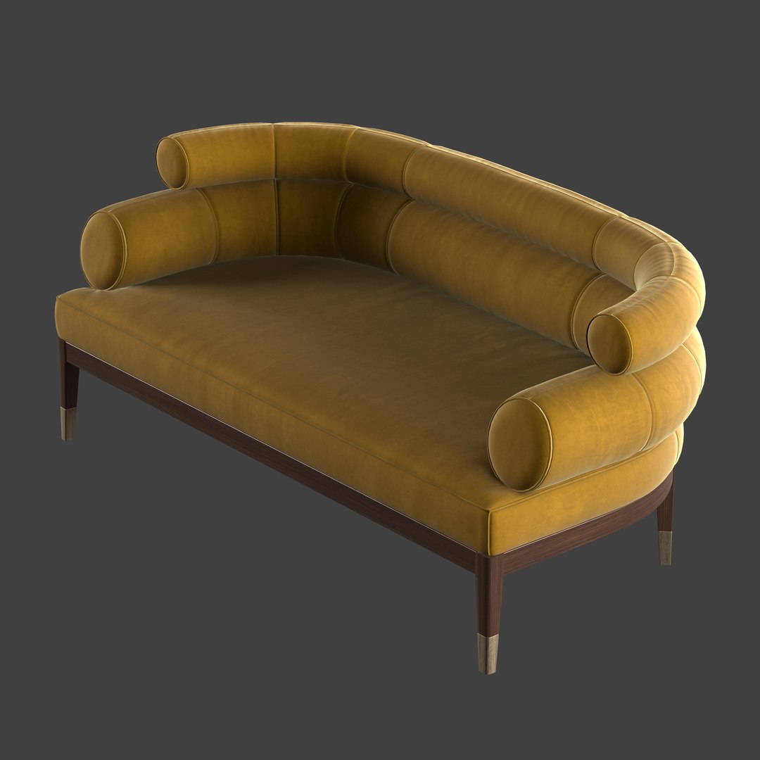 Bella Vista Payper 2 Seat Sofa 3D model - TurboSquid 1945949