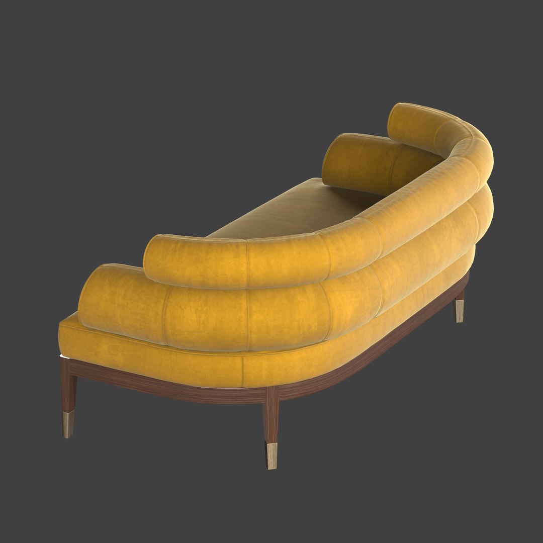 Bella Vista Payper 2 Seat Sofa 3D model - TurboSquid 1945949