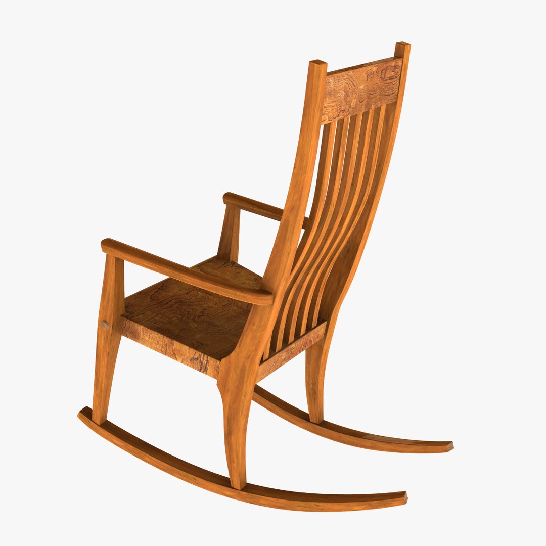 Classic Rocking Chair 3d Model