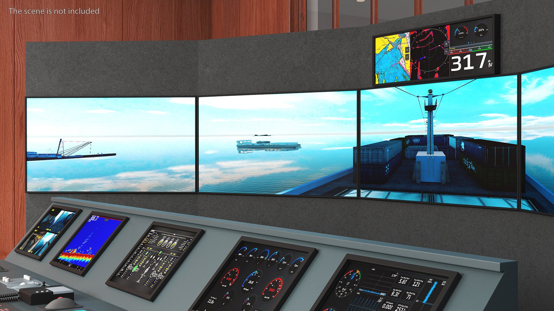 Ship Control System Simulator With Screen 3D Model - TurboSquid 2161942