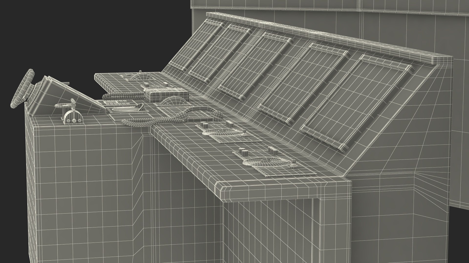 Ship Control System Simulator with Screen 3D model - TurboSquid 2161942