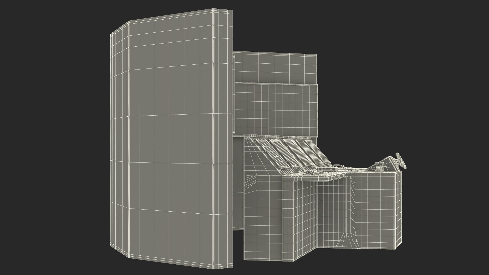 Ship Control System Simulator with Screen 3D model - TurboSquid 2161942