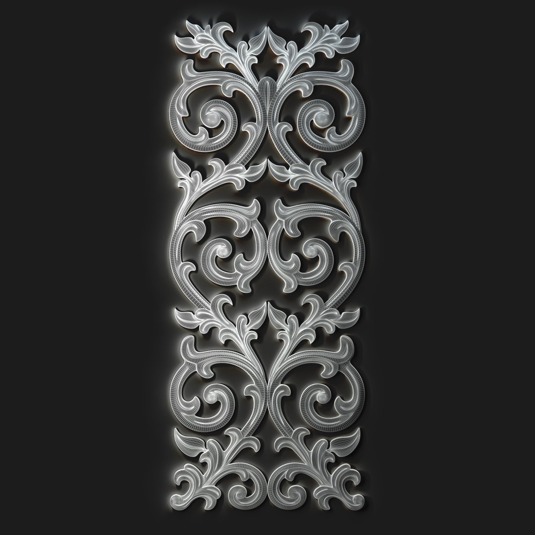 3d Carved Decorative Model
