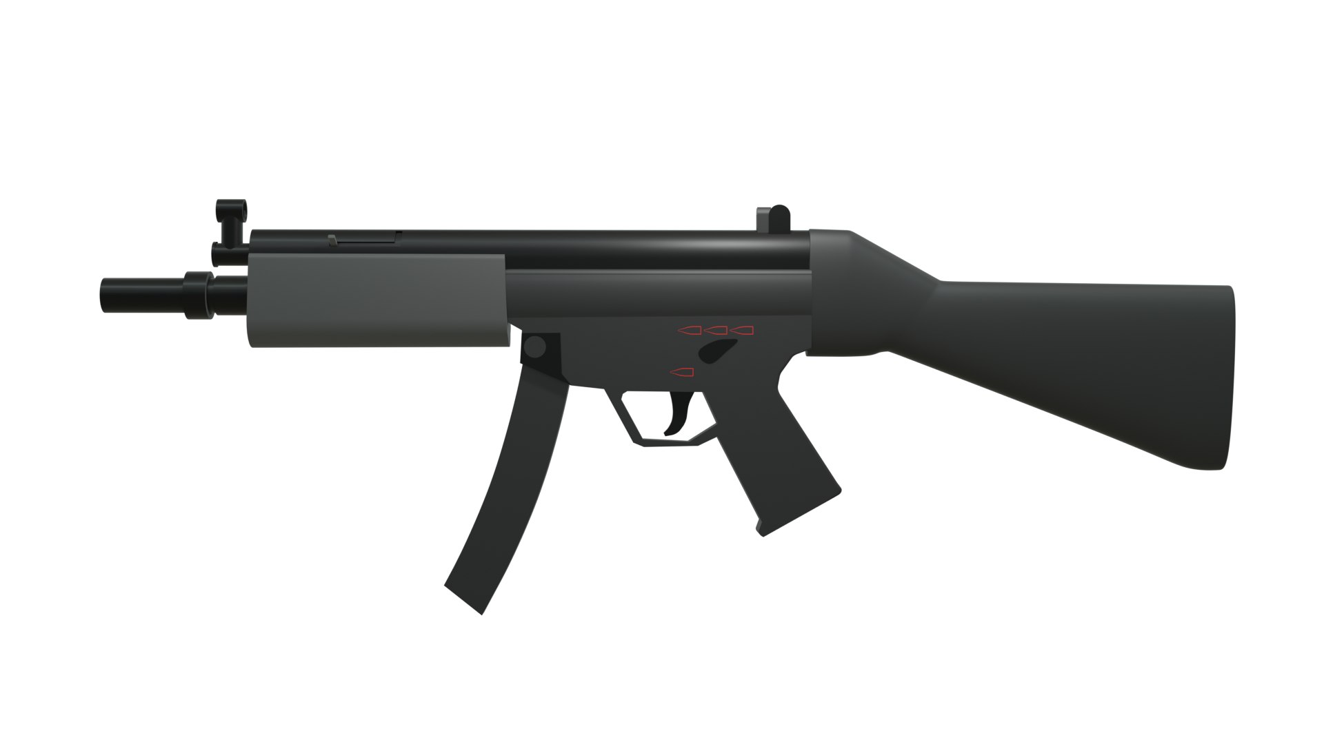 MP5A4 3D - TurboSquid 1763867