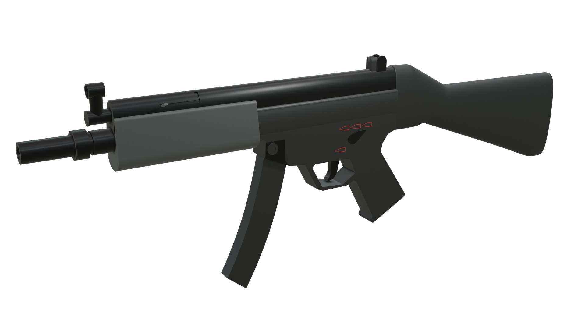 MP5A4 3D - TurboSquid 1763867