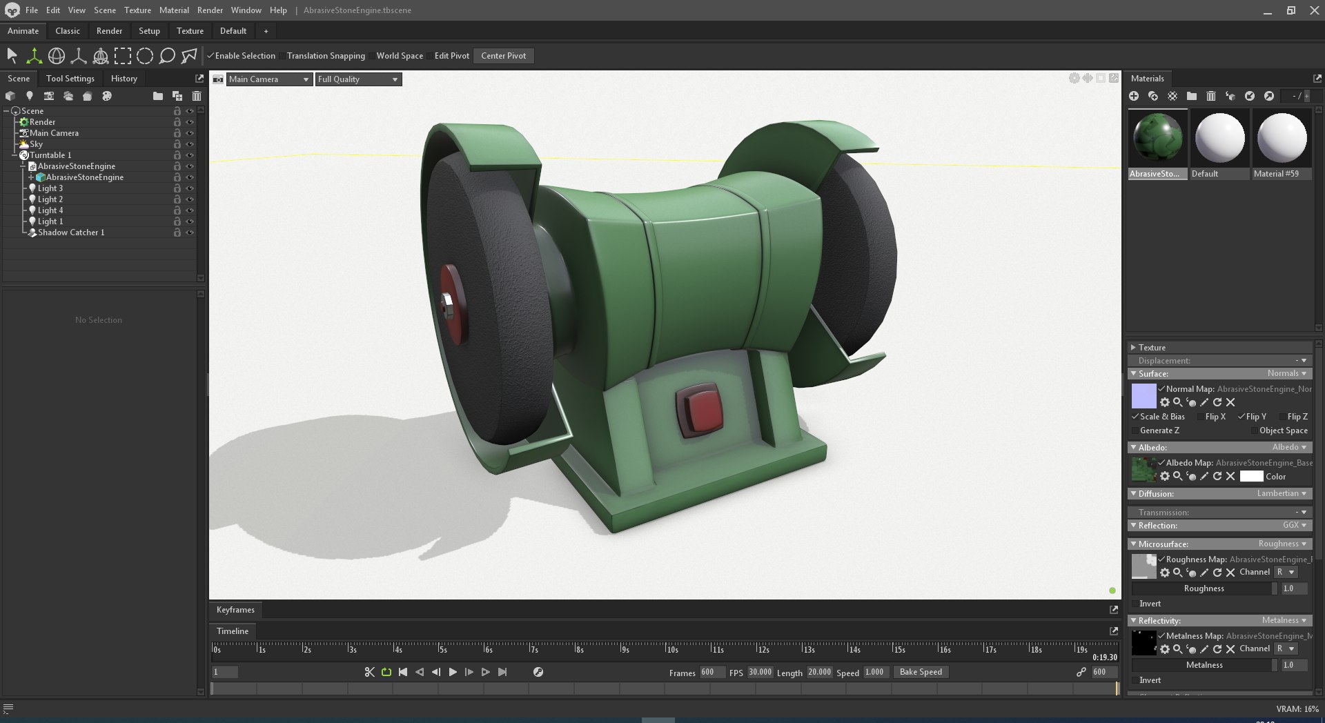 Cartoon Abrasive Stone Engine model - TurboSquid 1774024