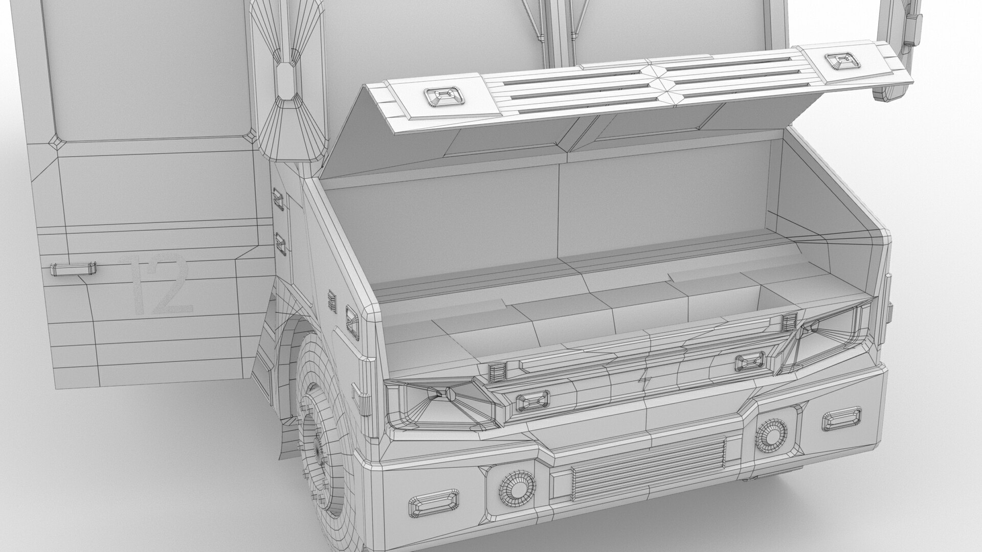 3D Tactical Support Van Unit - TurboSquid 1832111