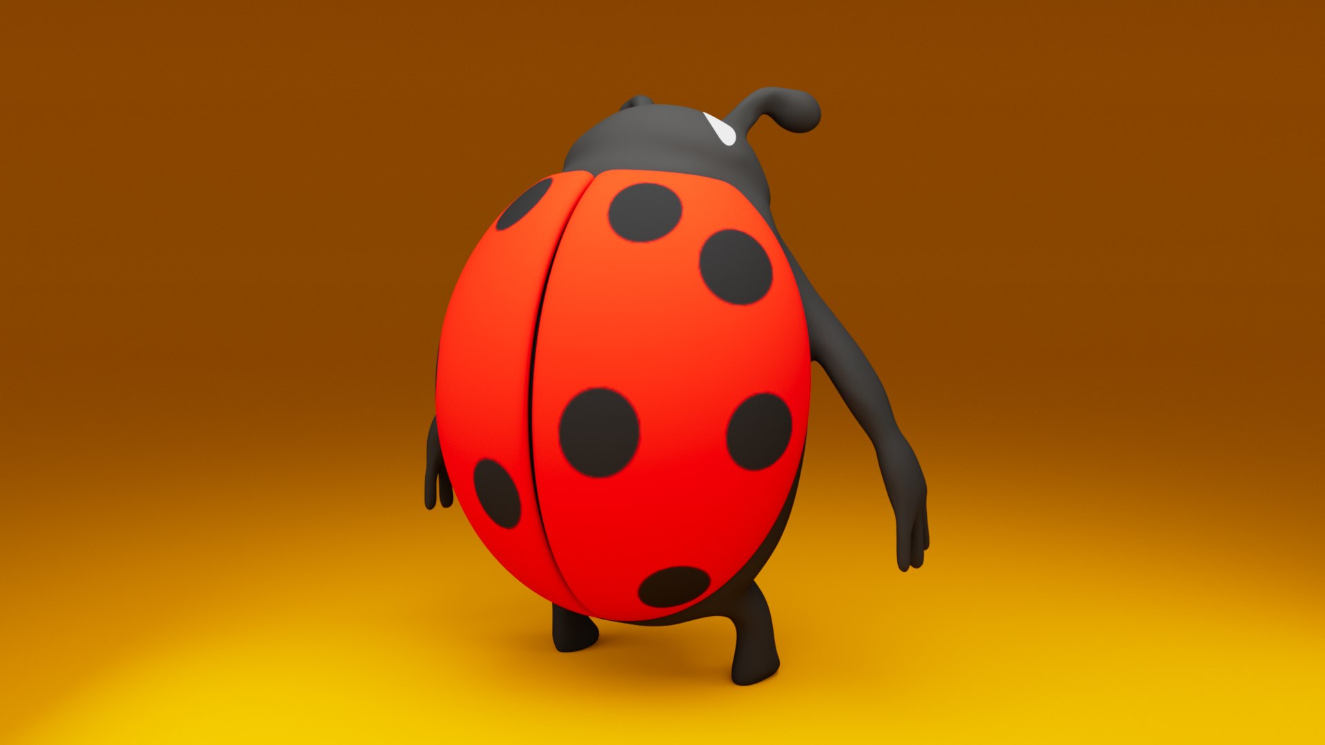 Stylized Cartoon Ladybug 3D Model 3D - TurboSquid 2205131