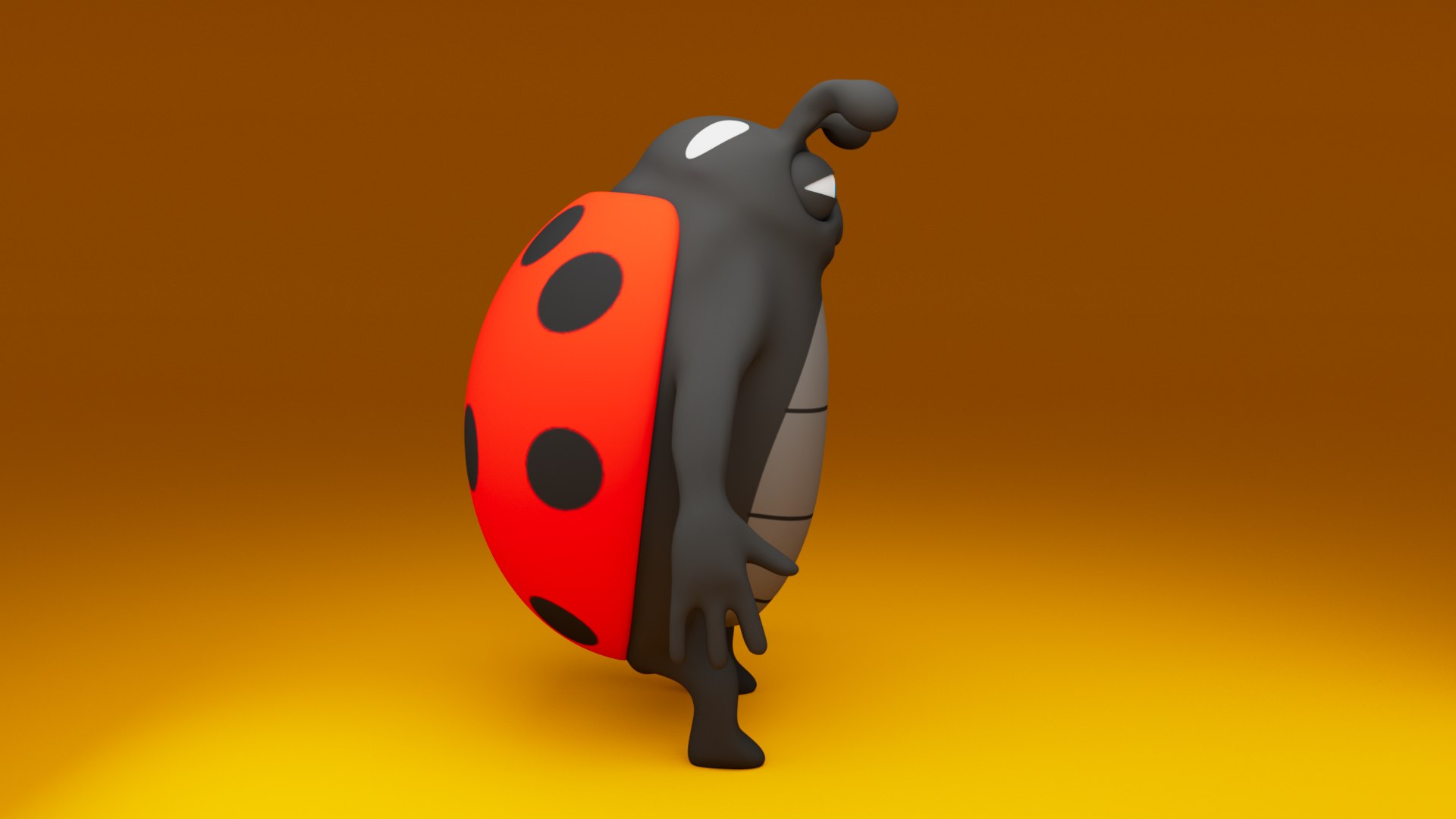 Stylized Cartoon Ladybug 3D Model 3D - TurboSquid 2205131