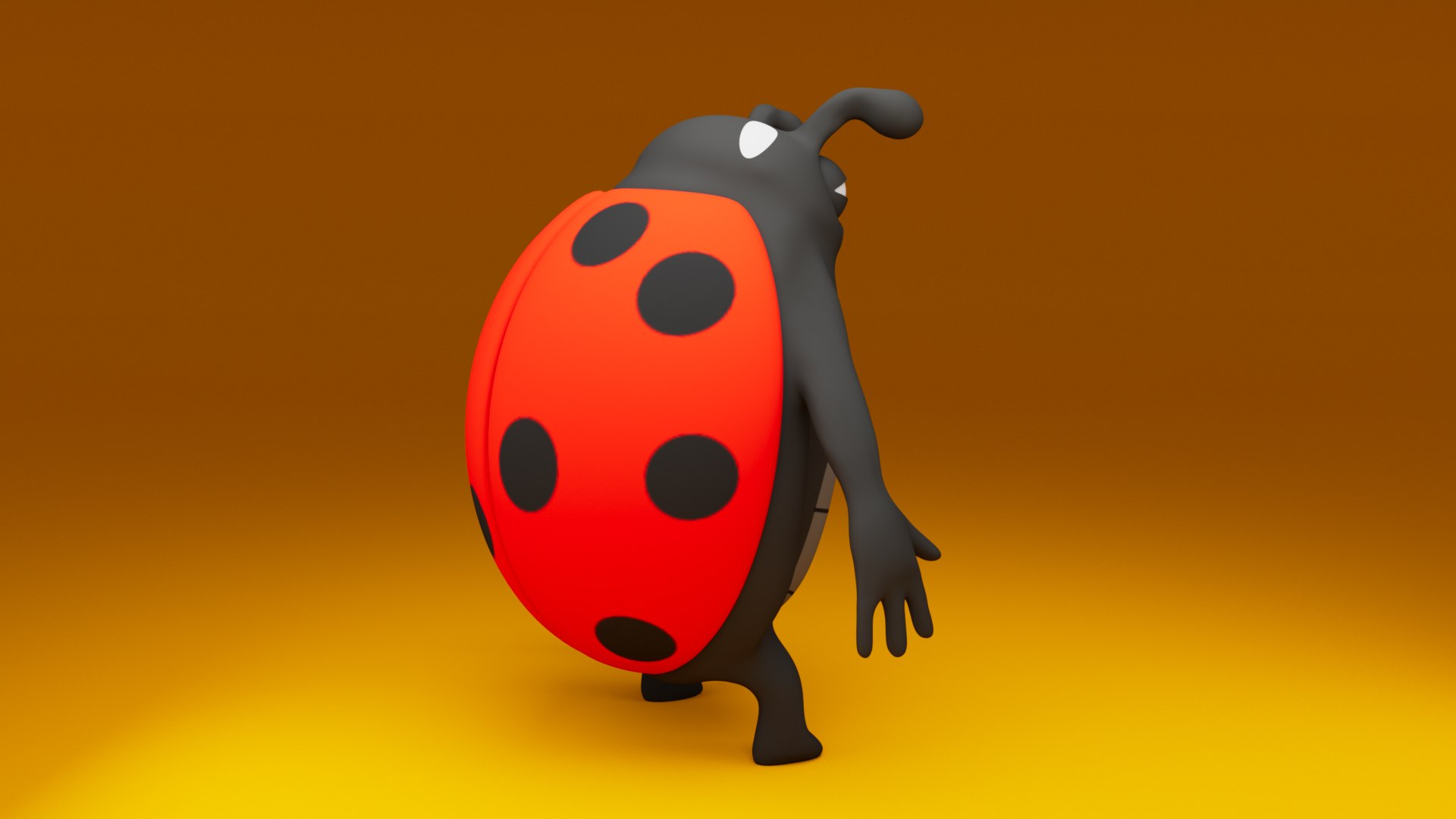 Stylized Cartoon Ladybug 3D Model 3D - TurboSquid 2205131