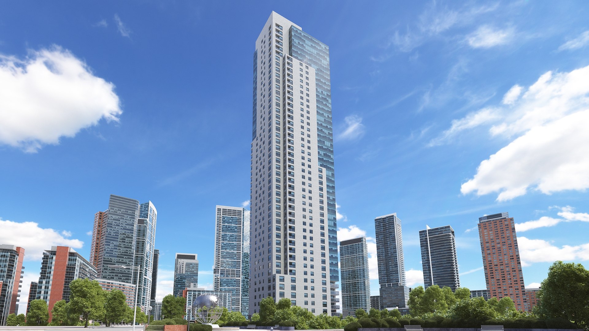 Kilbourn Tower Buildings Pbr 3D - TurboSquid 1444401