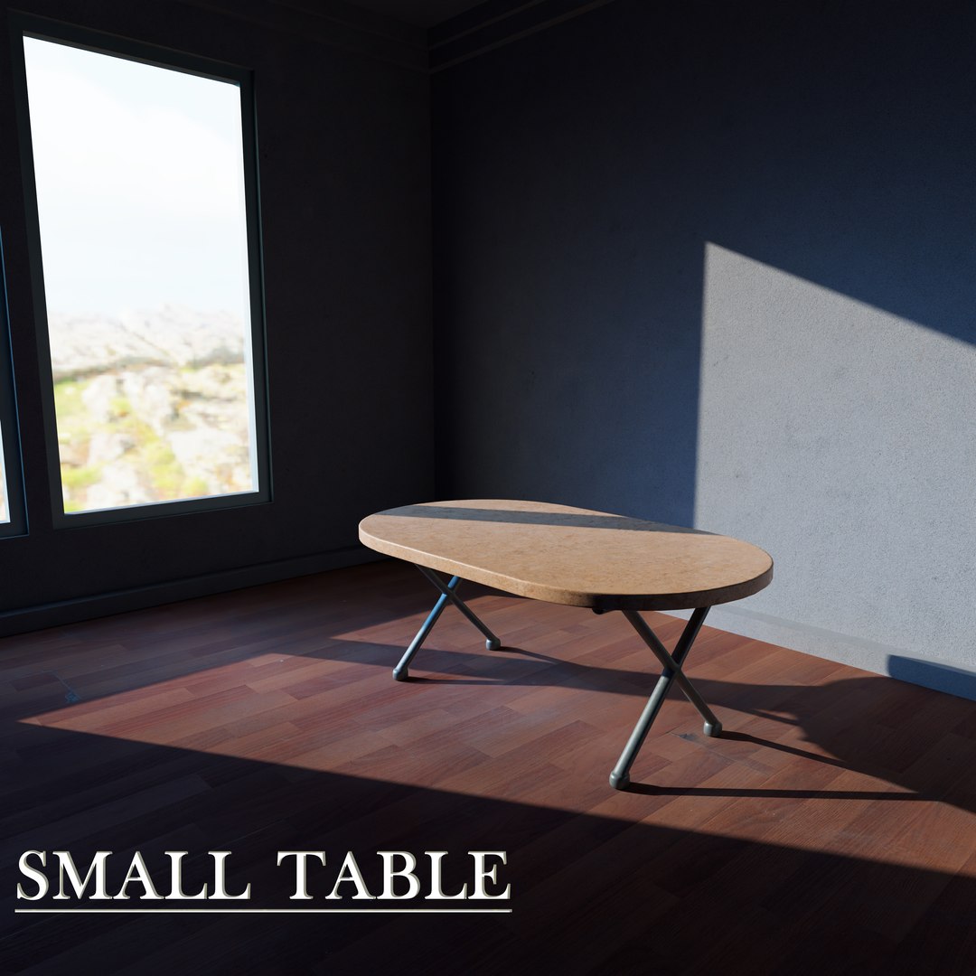 modelo 3d Small Table - TurboSquid 2048563