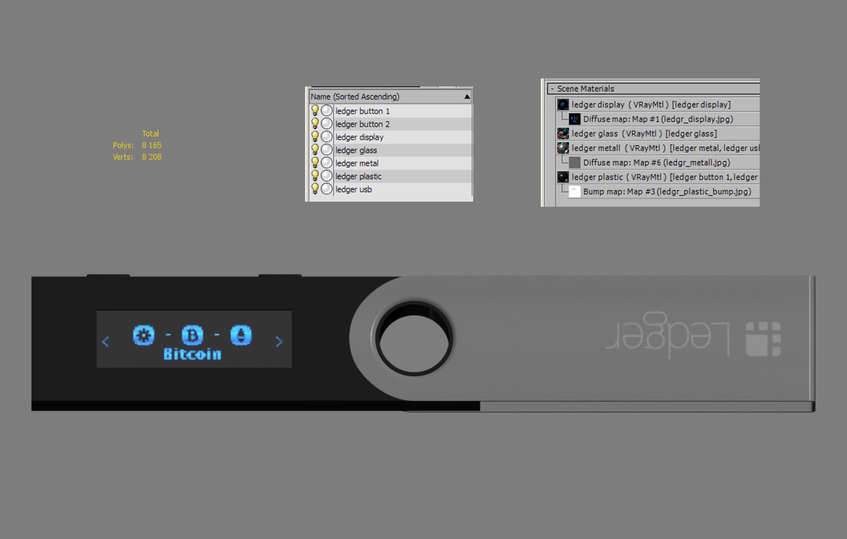 3D Ledger Nano S - TurboSquid 1539958