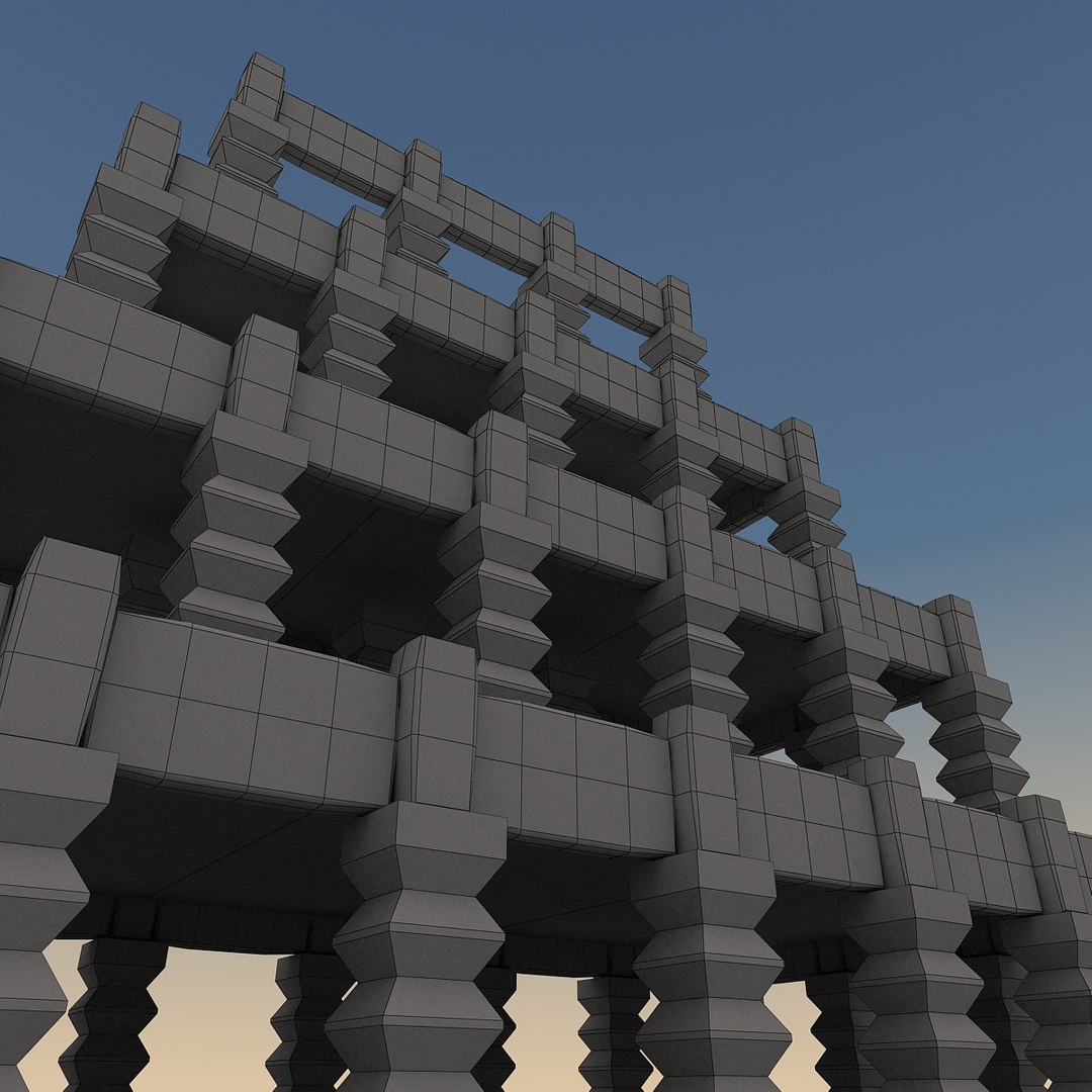 3d ancient fantasy building