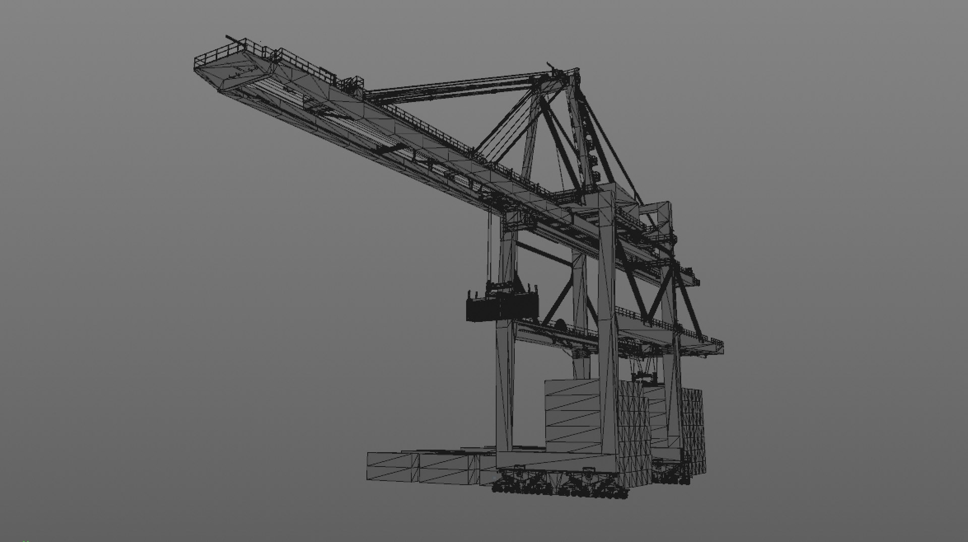 3D Gantry Container Crane - TurboSquid 2210147