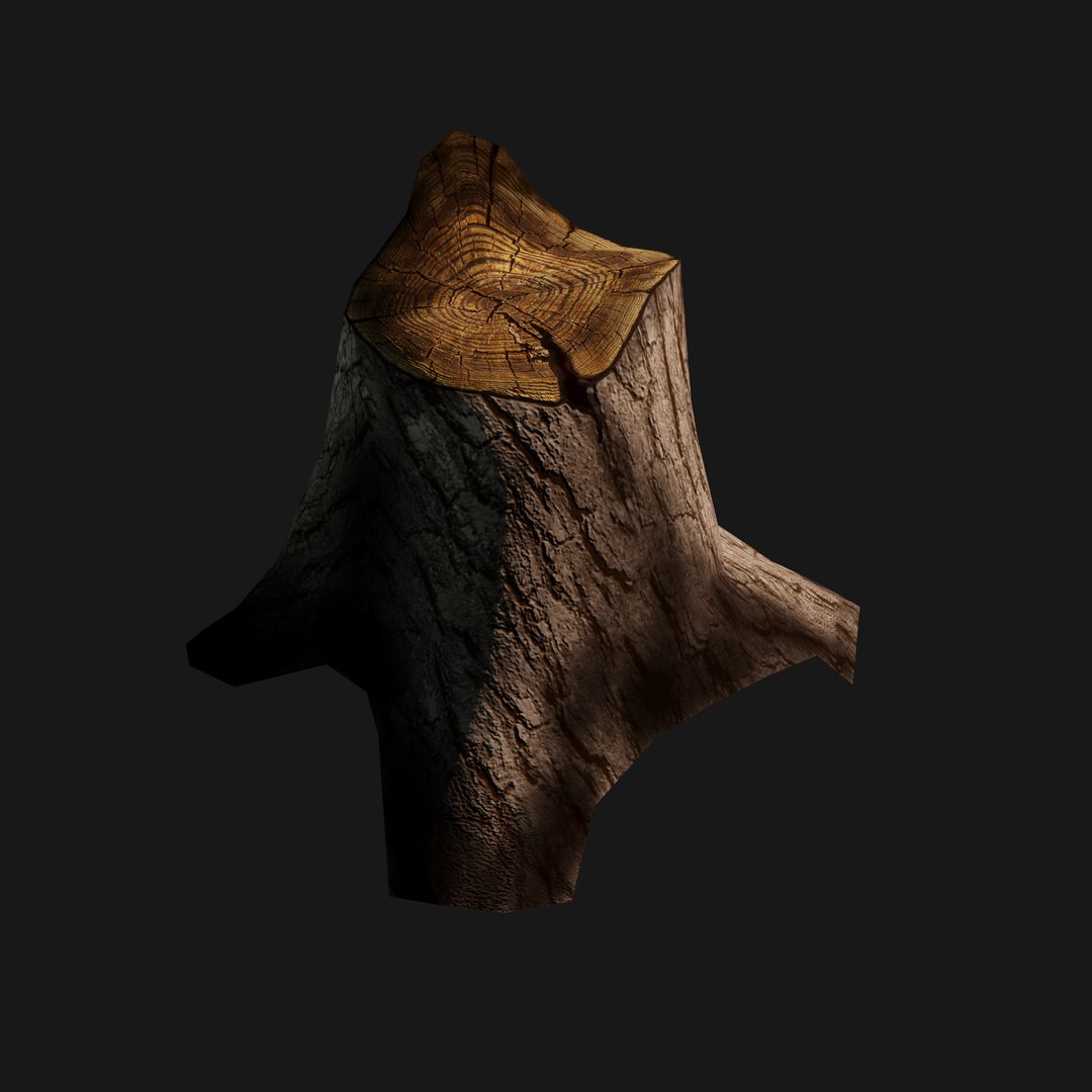 3D Stump - TurboSquid 2129512