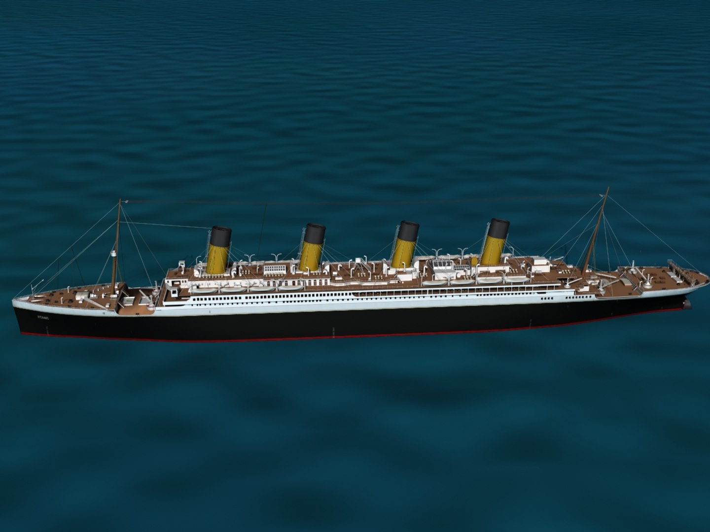 3d Modeled Rms Titanic