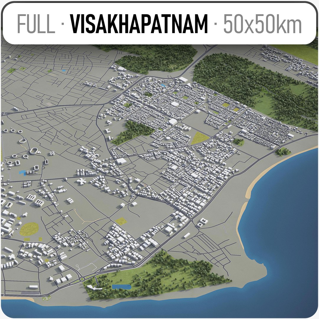 3D visakhapatnam surrounding - - TurboSquid 1511401